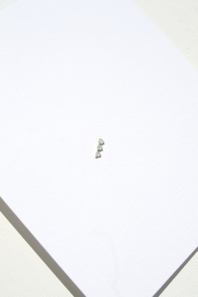 Opal 3-Step Stud – Una