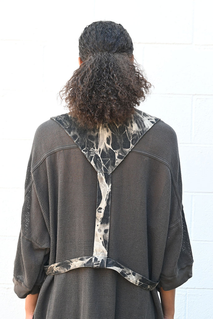 Bleached Shadow Denim Vest – Una